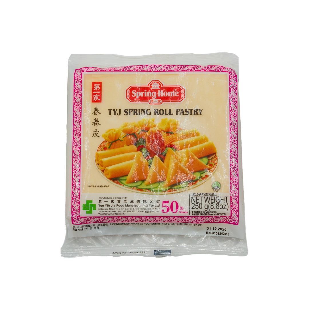 FRZN Spring Roll Skin 5" (Orange Stripe) 50x40PCS - COWM INC